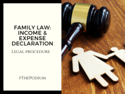 Family Law - When You Need To File An Income And Expense Declaration ...